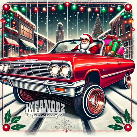 Santa’s Lowrider Sleigh – Holiday Classic Impala - Infamouz Car Club